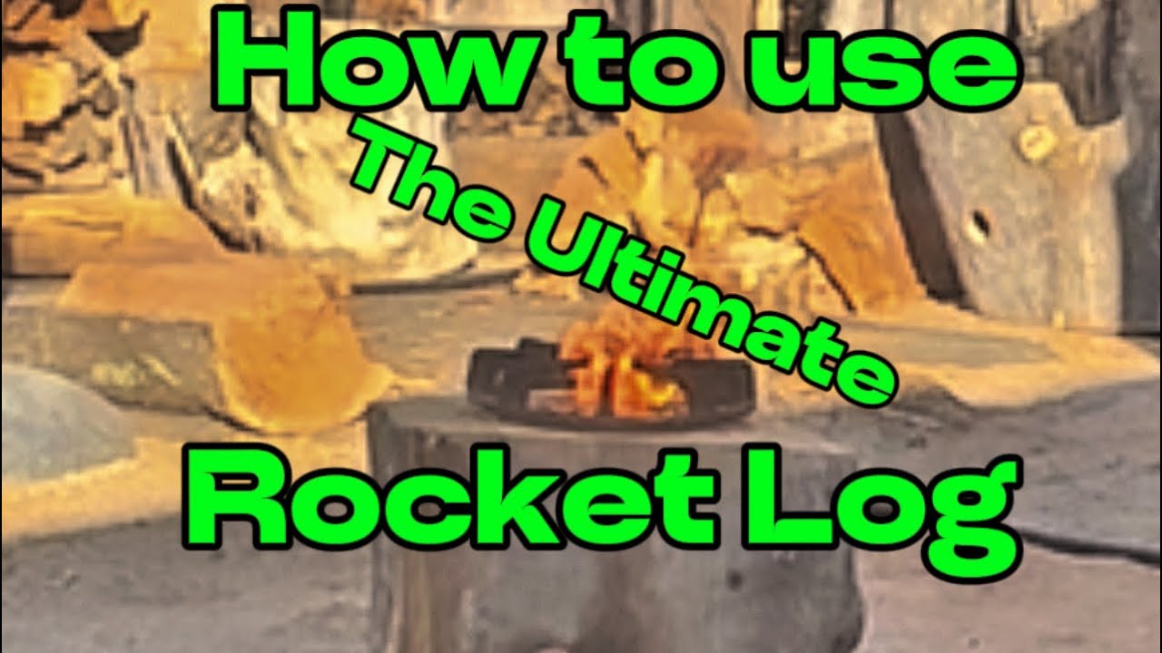 "How to start a Rocket Log: The Ultimate Firewood Campfire Hack" - YouTube