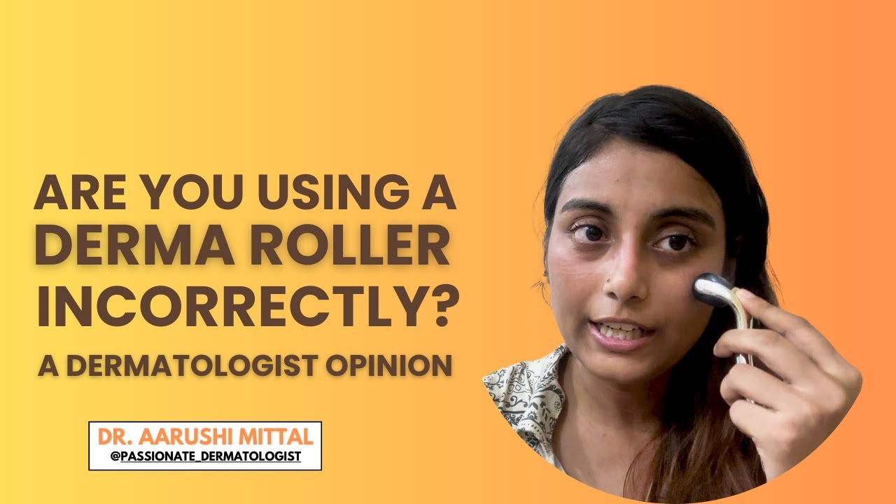 You are using a derma roller incorrectly! Here is how you should do it ...