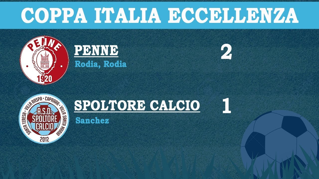 PENNE - SPOLTORE CALCIO 2 - 1 - YouTube