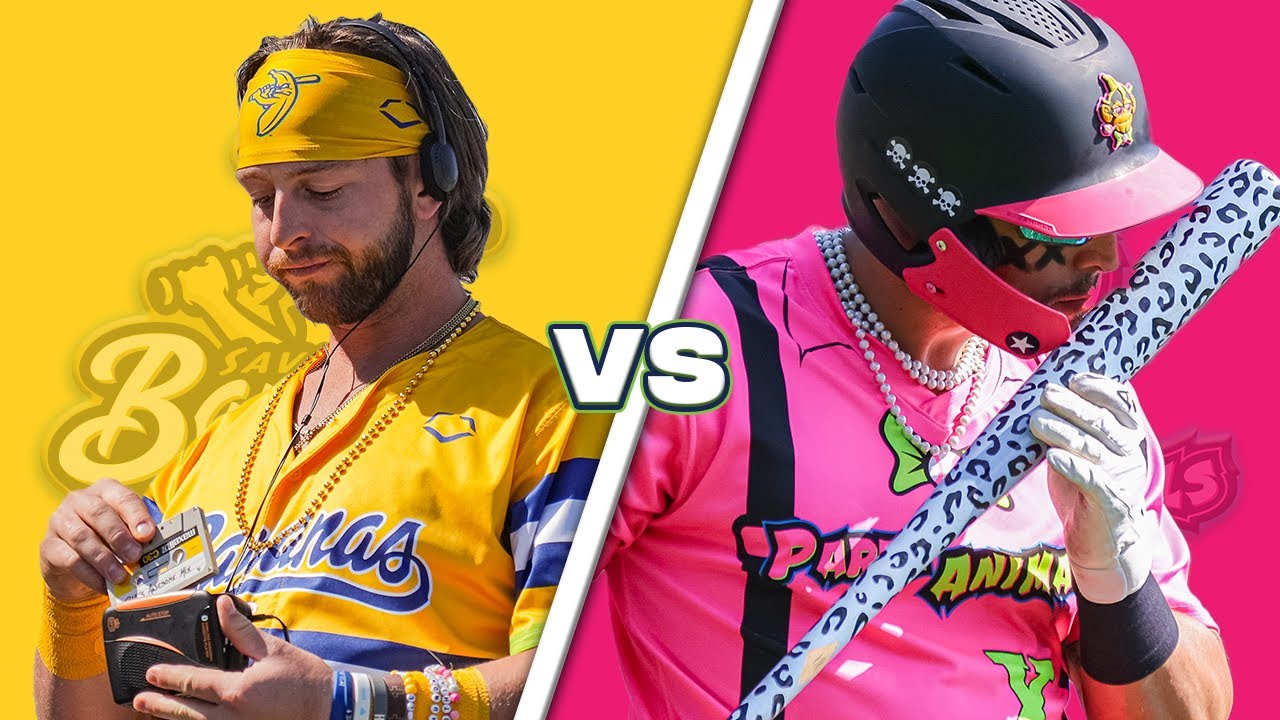 Jake Skole Hits for the Cycle - Savannah Bananas vs Party Animals at ...