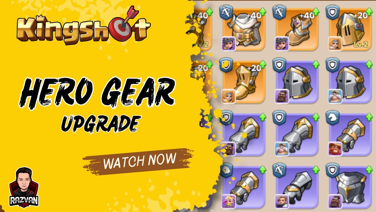 Boost Your Heroes! Best Early Gear Upgrades in Kingshot - YouTube