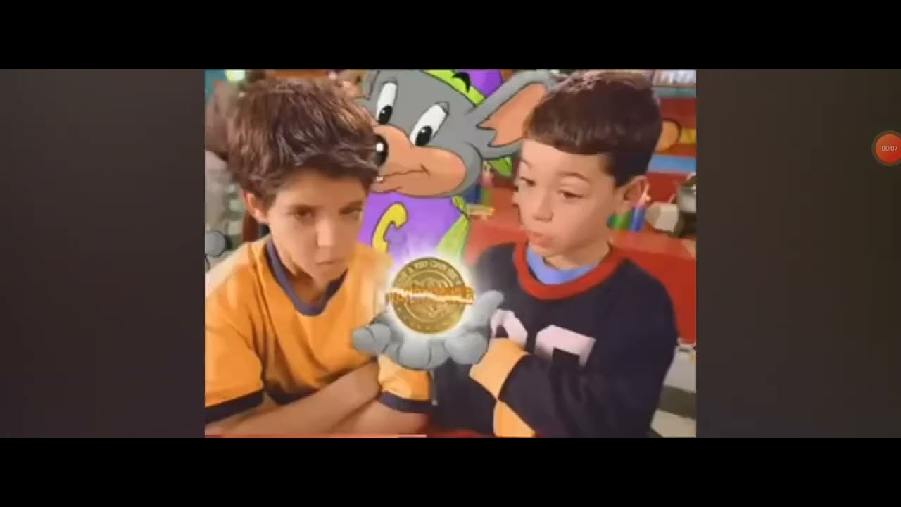 Patrick And Sandy Watch Chuck E Cheese Commercial - YouTube