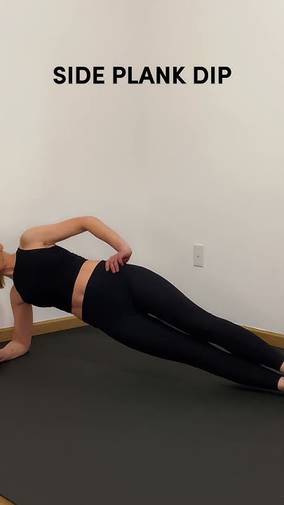 Side Plank Hip Dip #strength #strengthtraining #toneup - YouTube