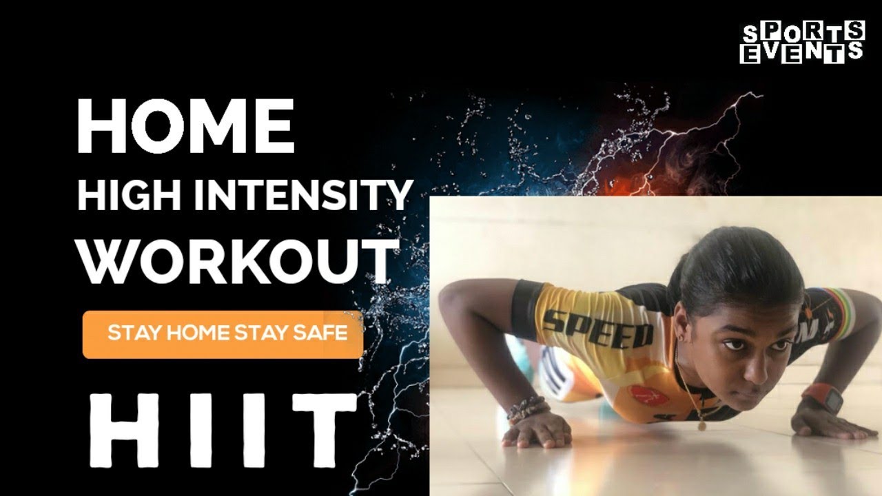 HOME HIGH INTENSITY WORKOUT (HIIT) - YouTube