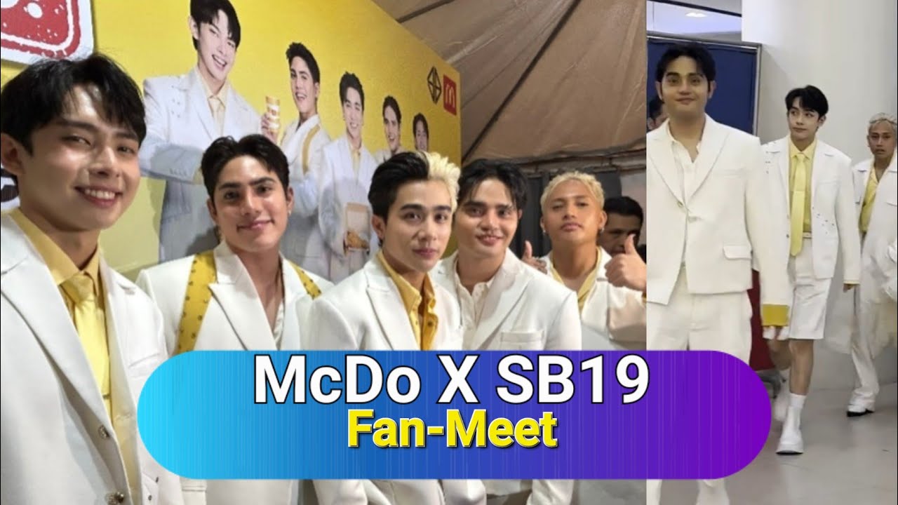 CHICKEN MCDO X SB19 FAN MEET AT ROBINSONS MANILA - YouTube