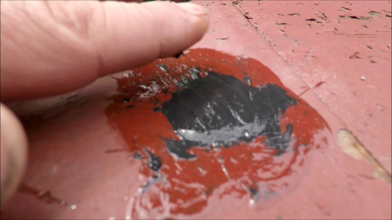 Diy patch in tin roof Tern metal roof repair - YouTube