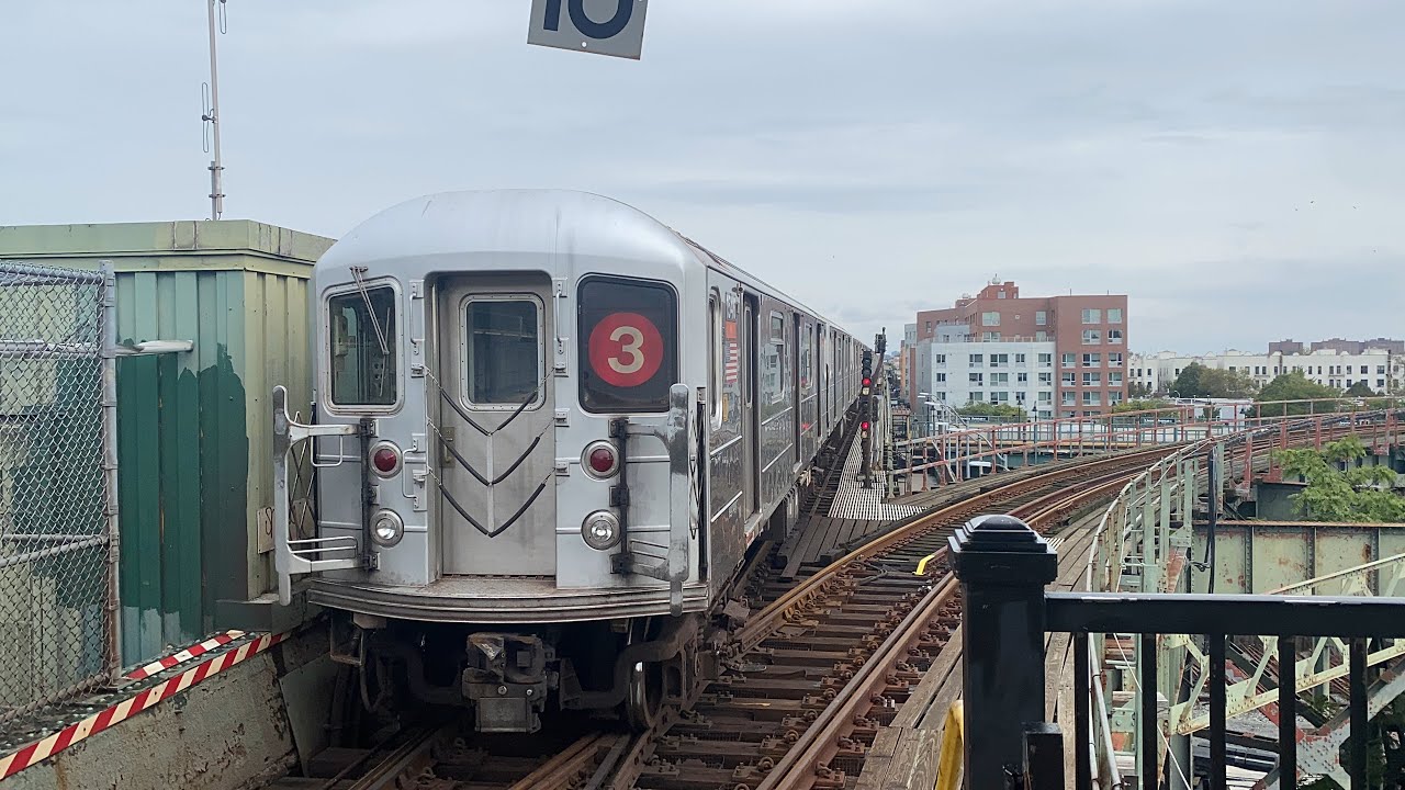 R62 3 Train departing Junius Street - YouTube