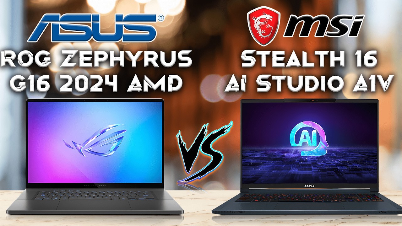 Rog Zephyrus G16 vs Msi Stealth 16 AI | The Best Gaming Laptops in 2024 ...
