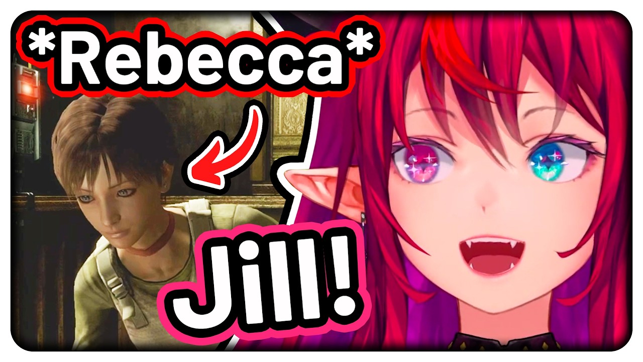 IRyS can't stop calling Rebecca "Jill", so she starts drinking water as ...