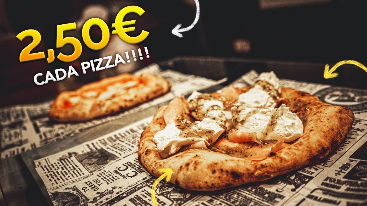 Las MEJORES Pizzas y más BARATAS en Barcelona (5 estrellas) - YouTube