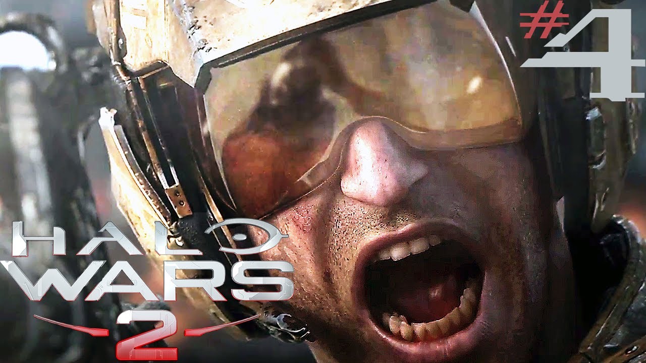 HALO SAGA- HALO WARS 2- (4k)Playthrough- Part 4: SCARAB ATTACK ON BEACH ...