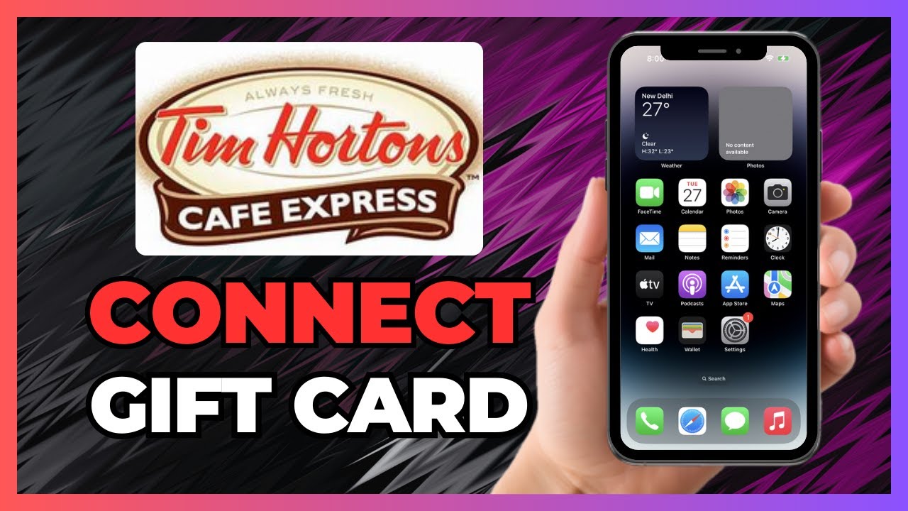 HOW TO ADD A TIM HORTONS GIFT CARD TO THE APP IN 2025 - YouTube