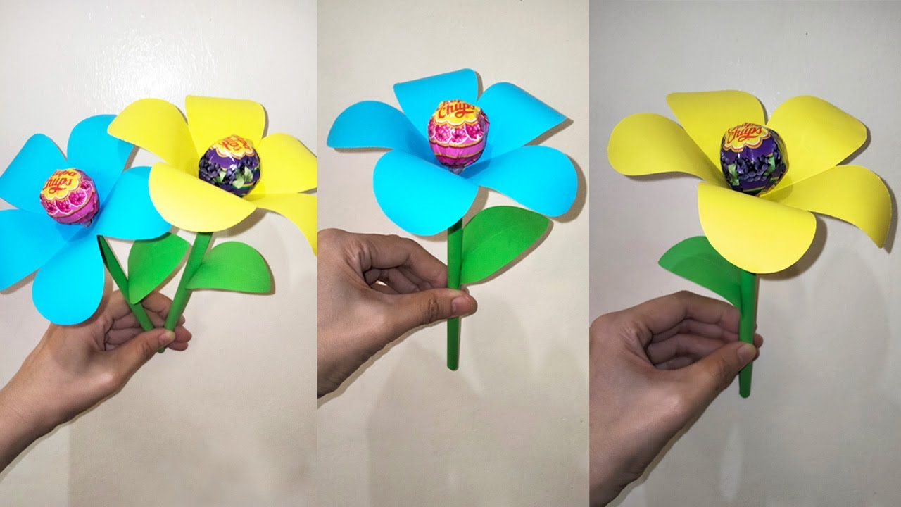 DIY Lollipop Flower Giveaways | Gift Ideas | Tutorial - YouTube