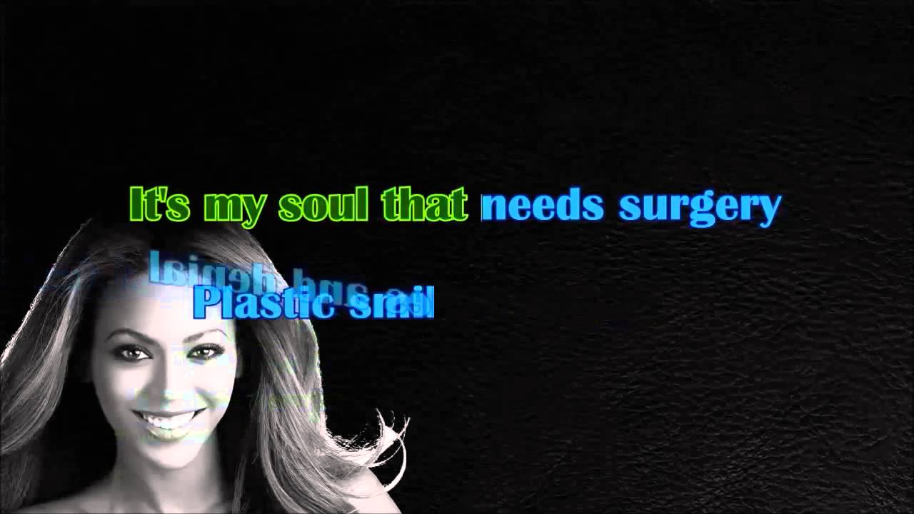 Beyonce Pretty Hurts %28Karaoke Instrumental%29 with lyrics %5BOfficial ...
