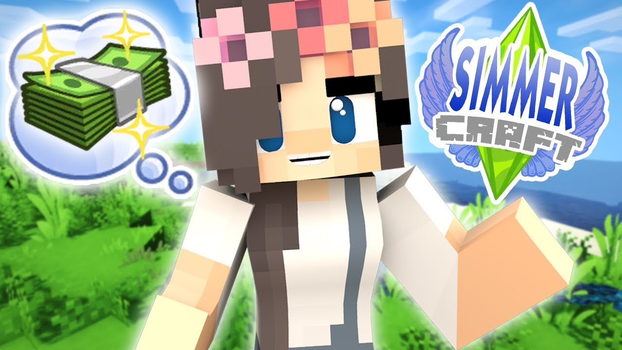 SHOPPING FESTIVAL TIME!! | SIMMERCRAFT SMP #3 Let's Play Minecraft ...