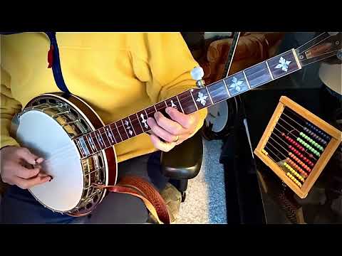 Drag Her Round the Road, at normal tempo and slower, with 5 string banjo tab