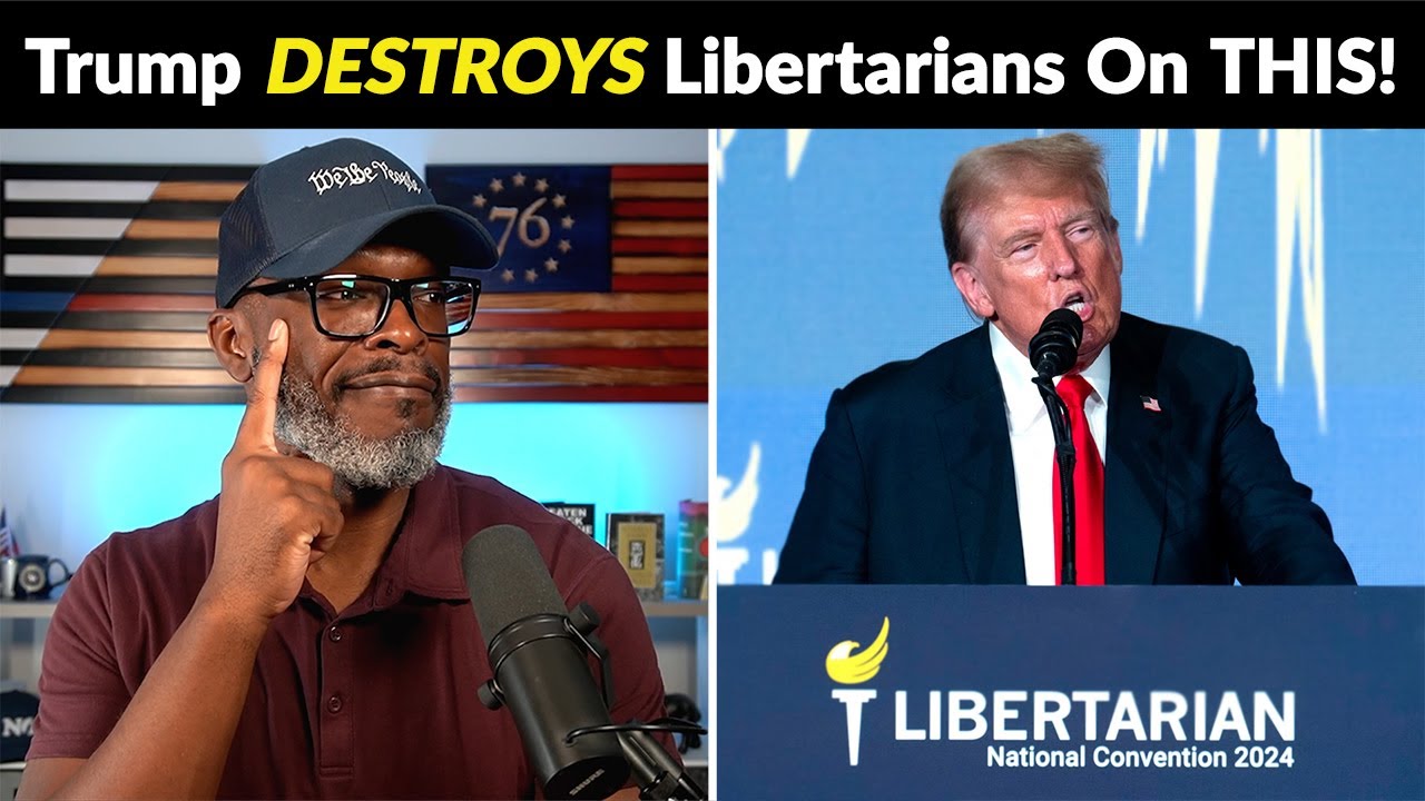 President Trump DESTROYS Libertarians As They BOO Him! - YouTube