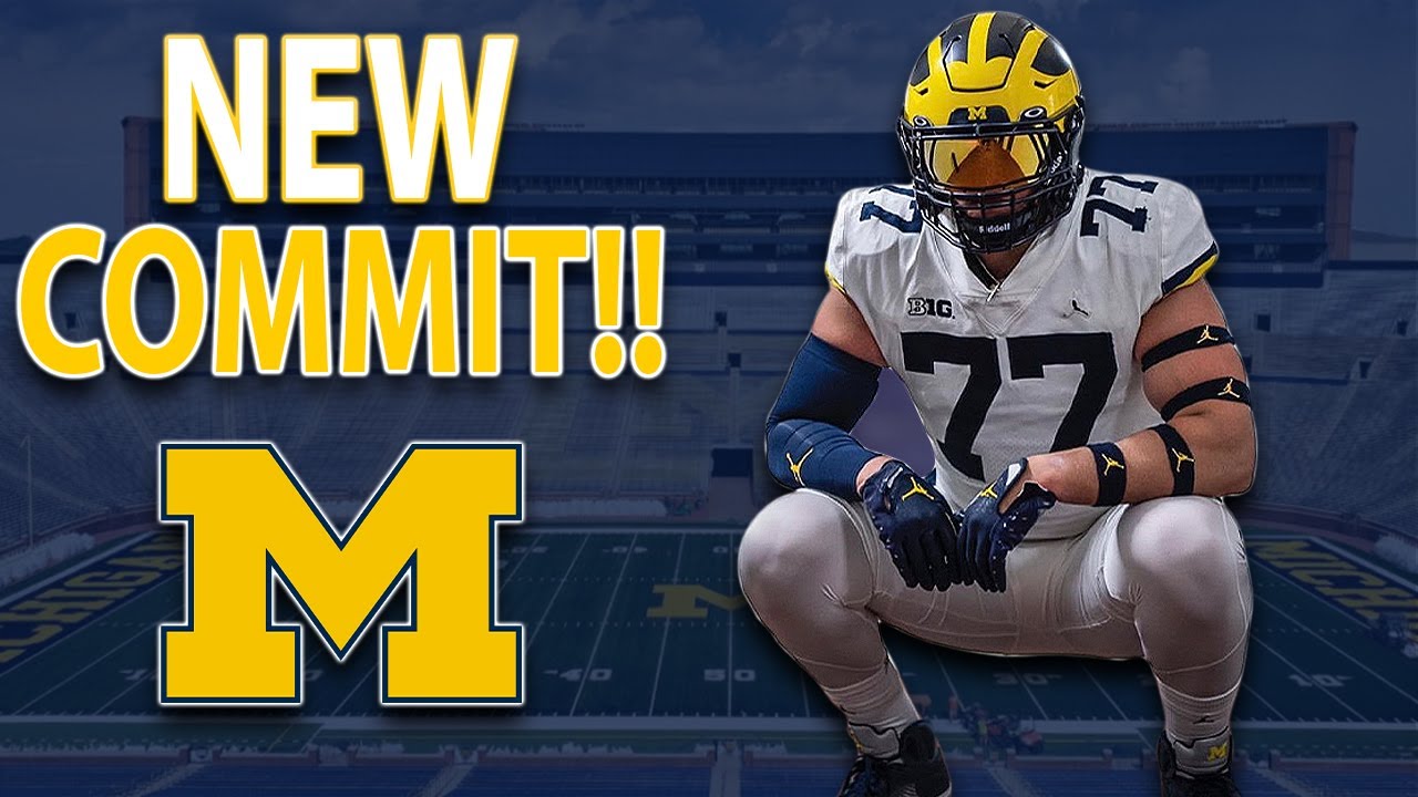Michigan Lands HUGE Commitment From 2024 4-Star OT Blake Frazier ...