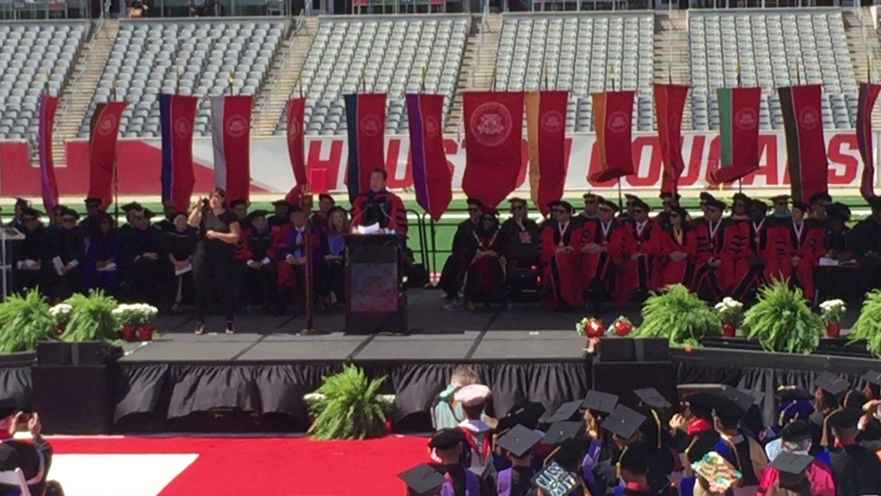 University of Houston Commencement 2017: Arnold Schwarzenegger - YouTube