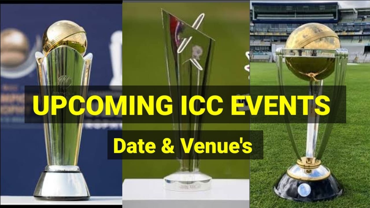 Upcoming ICC Men's Events | 2022 to 2031 | World Cup, T20 World cup ...