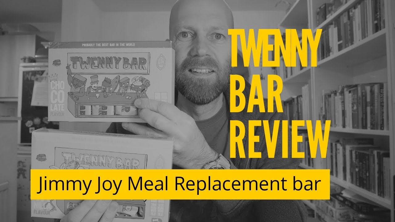 Jimmy Joy Twenny Bar Review - Meal Replacement Bar - YouTube