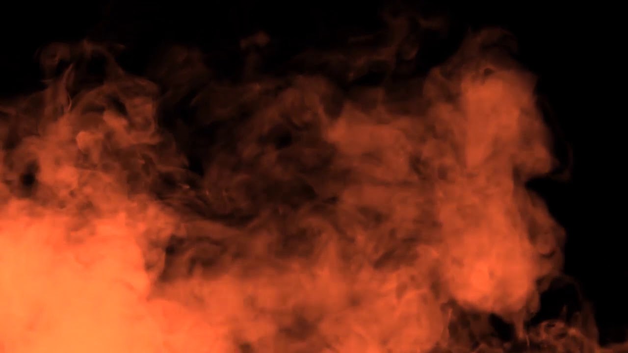 Orange Color Smoke Effect | Non Copyrighted Footage HD | Background ...