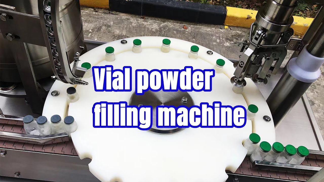 Vial powder filling ROPP capping machine丨Pharmaceutical dry injections ...