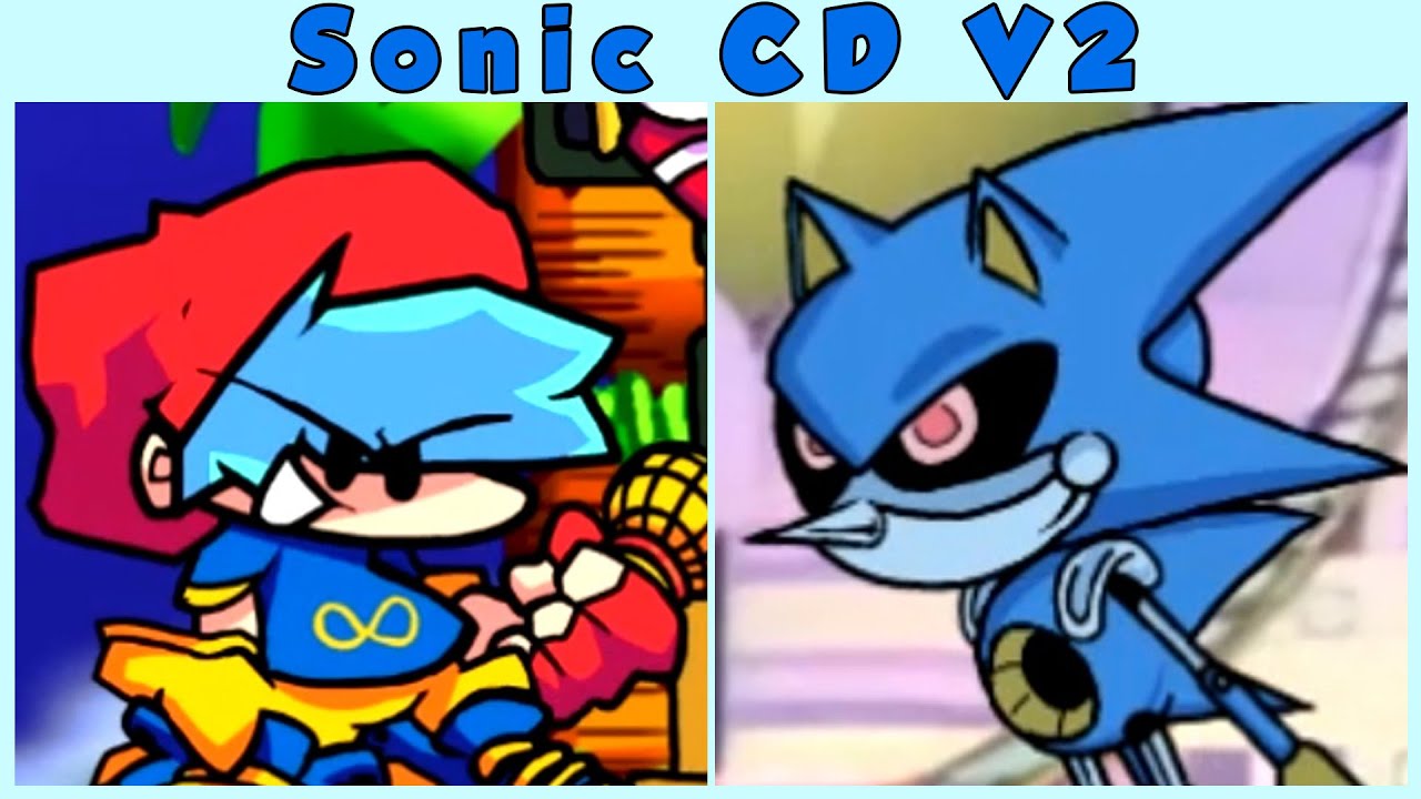 Friday Night Funkin' VS Sonic CD Mega CD (FNF Mod/Sonic CD V2) (Sonic ...
