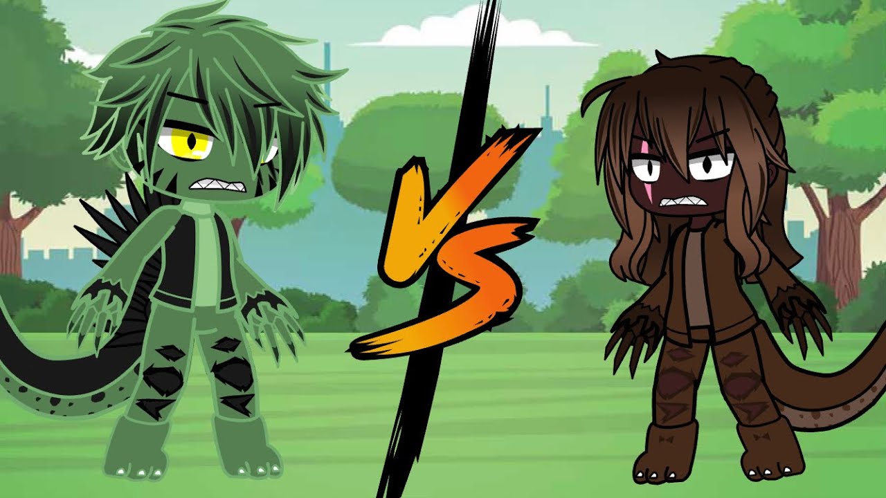 Giga vs T.Rex Jurassic world Dominion ( gacha club) - YouTube