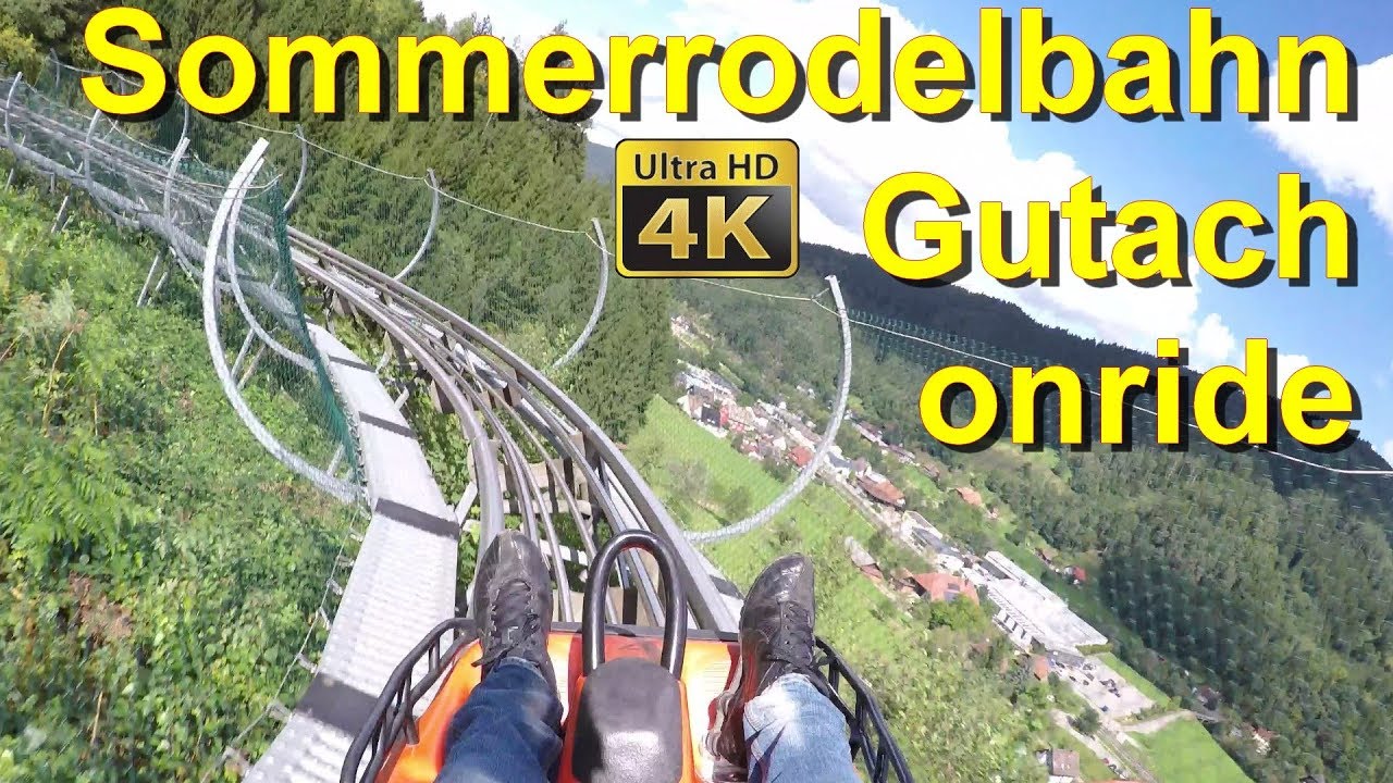 Sommerrodelbahn Gutach (Schwarzwald) onride 4K POV - Wiegand Alpine ...