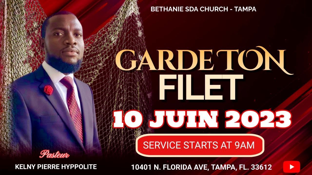 Garde Ton Filet | Past. Kelny Pierre Hyppolite - YouTube