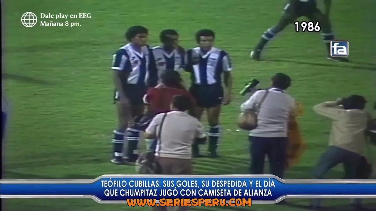 la despedida de teofilo el nene cubillas (alianza lima vs resto de ...