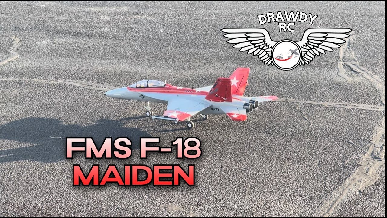 💥FMS F-18 (70mm) Maiden Flight😃 - YouTube