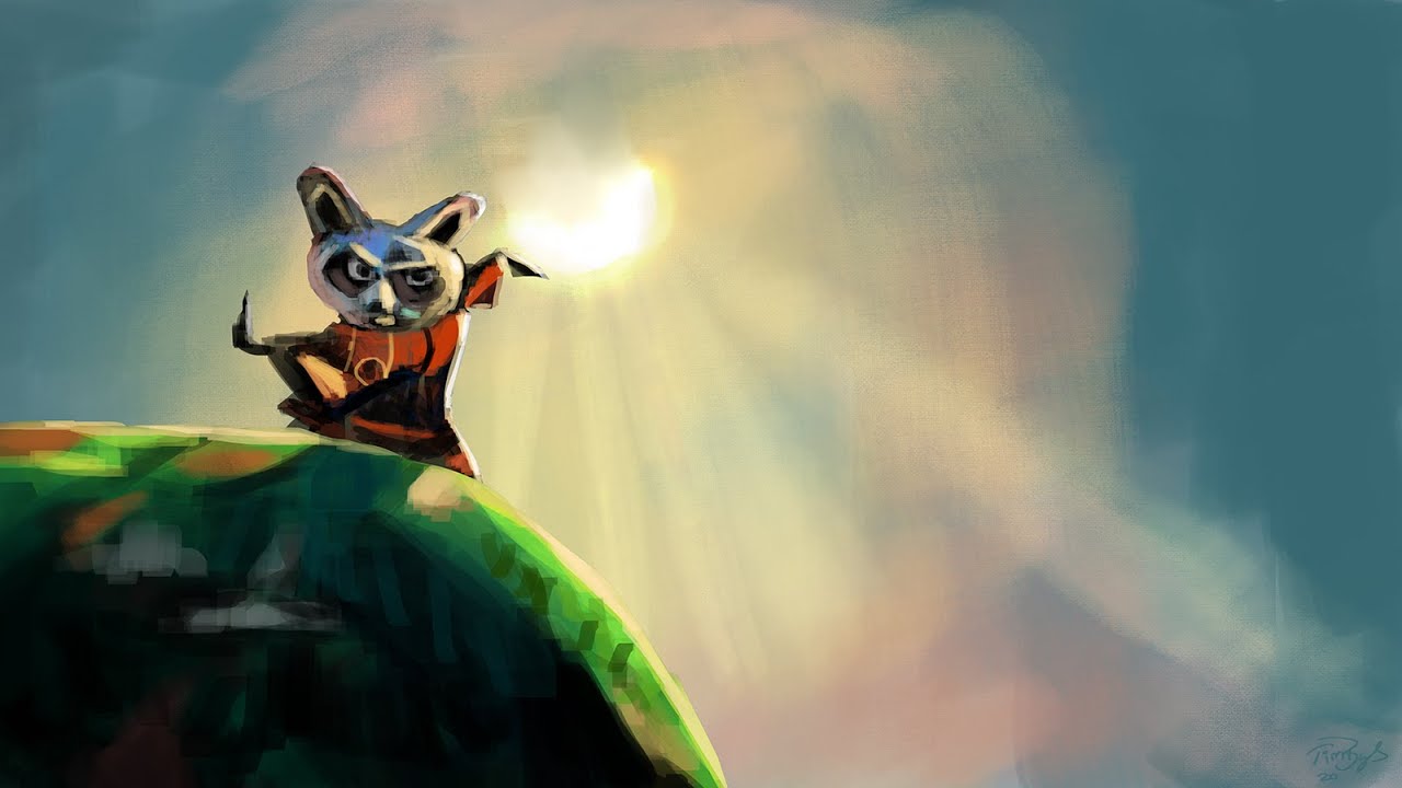 Kung Fu Panda Shifu Meditating