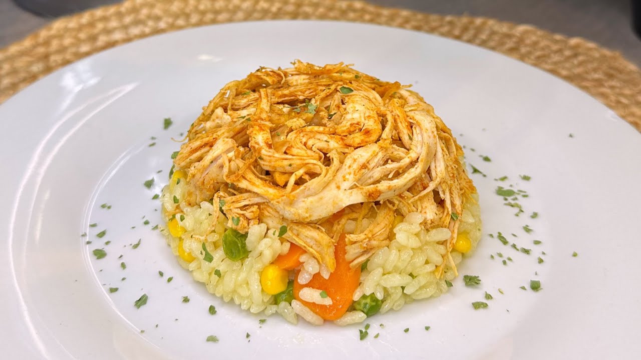 Hähnchenbrust mit Reis&Gemüse einfach/ lecker🔝🍚Oriz me Gjoks pule🤤 ...