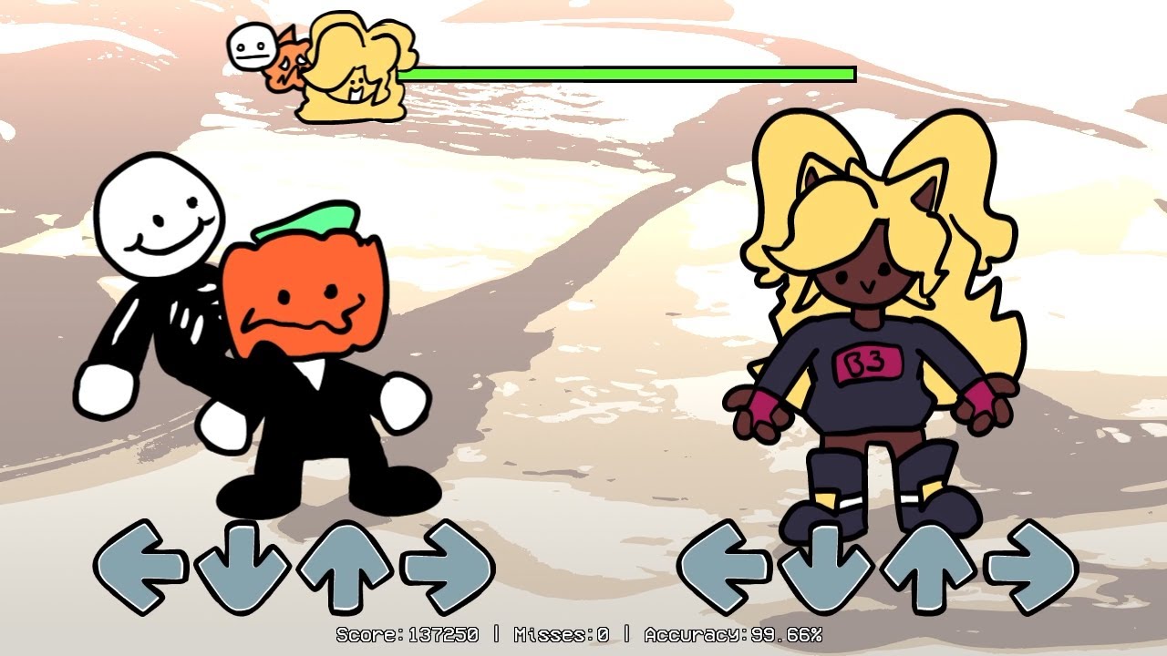 FNF - Halloween Mod V2 - Dark Moon (by Biddle3) - [FC/4k] - YouTube