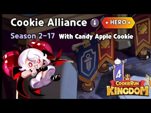 Cookie Alliance Season 2-17 Hero Mode One Team Only With Candy Apple ...