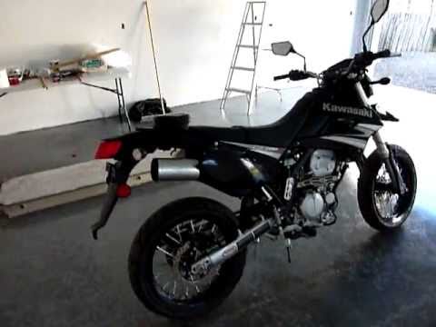 My new bike. A 2009 Kawasaki KLX250SF Super Moto - YouTube