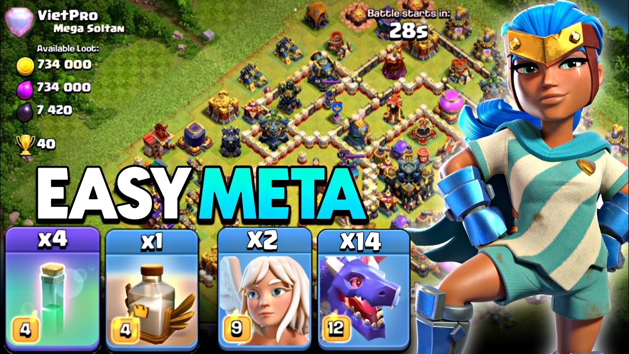 EASY META ELECTRO BOOTS ATTACK STRATEGY| TH17 BEST & EASY ATTACK ...
