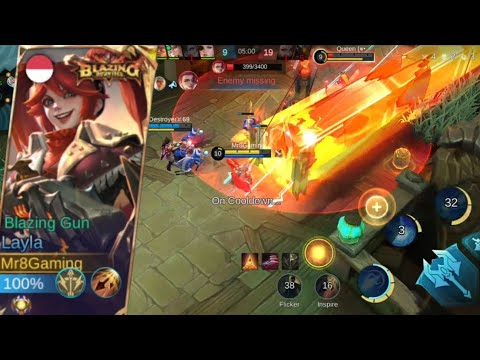 2x triple kills best build & emblem Layla mm mvp mlbb ( layla video 23 ...