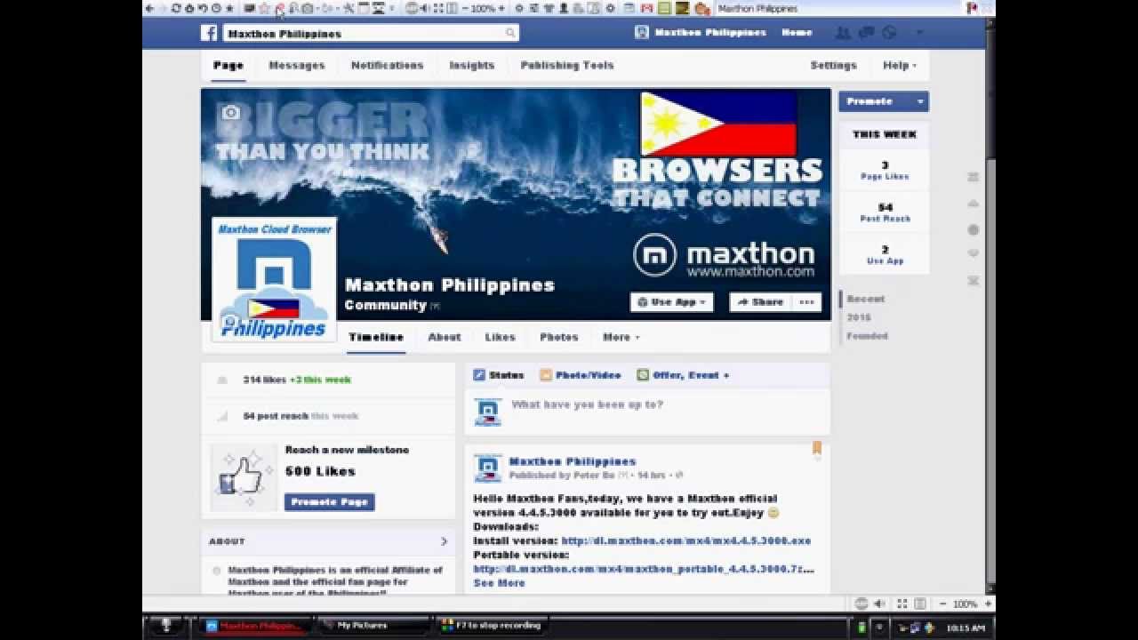 Maxthon Cloud Browser Skin (OneBar) - YouTube
