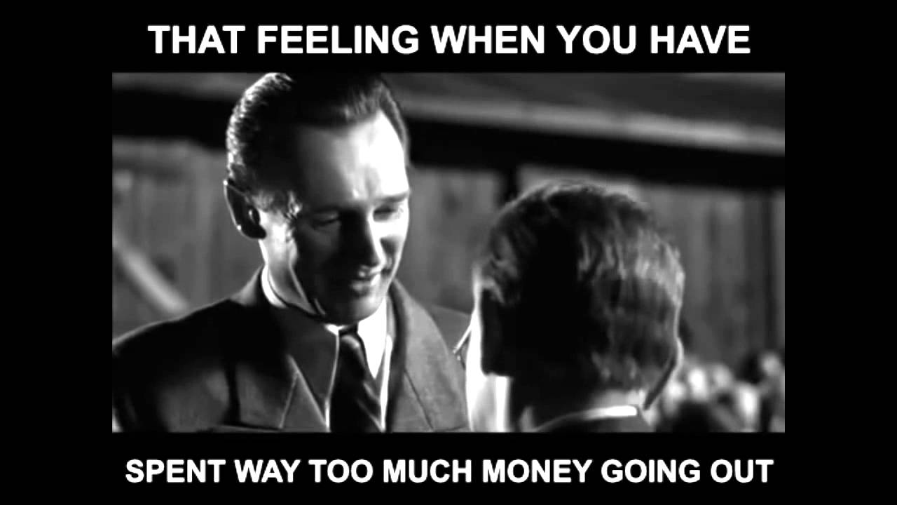 When you have spent too much money going out - YouTube