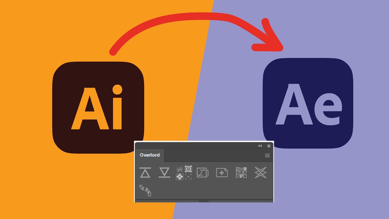 Transform Adobe illustrator files to After effects using Overlord ...