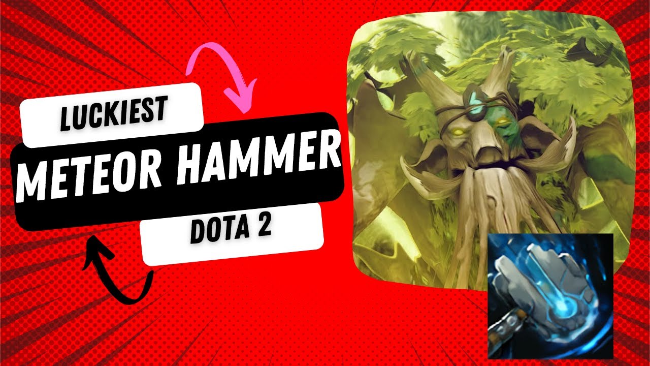 200 IQ treant meteor hammer DOTA 2 funny - YouTube