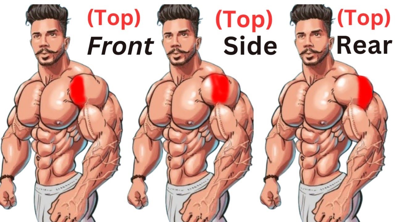 Top 3 Front Delt Sied Delt and Rear Delt Workout Gym to get Big ...