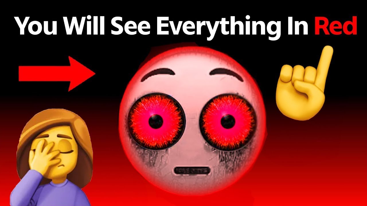 This Video will Make You See Everything in Red Color 😱 - YouTube