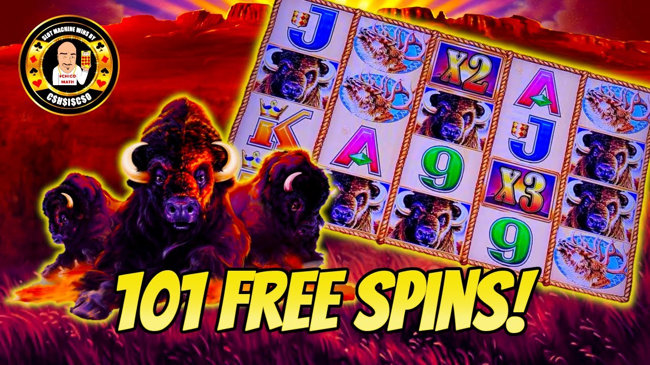 101 free spins AGAIN pays EPIC JACKPOT on Buffalo Gold Slot Machine ...