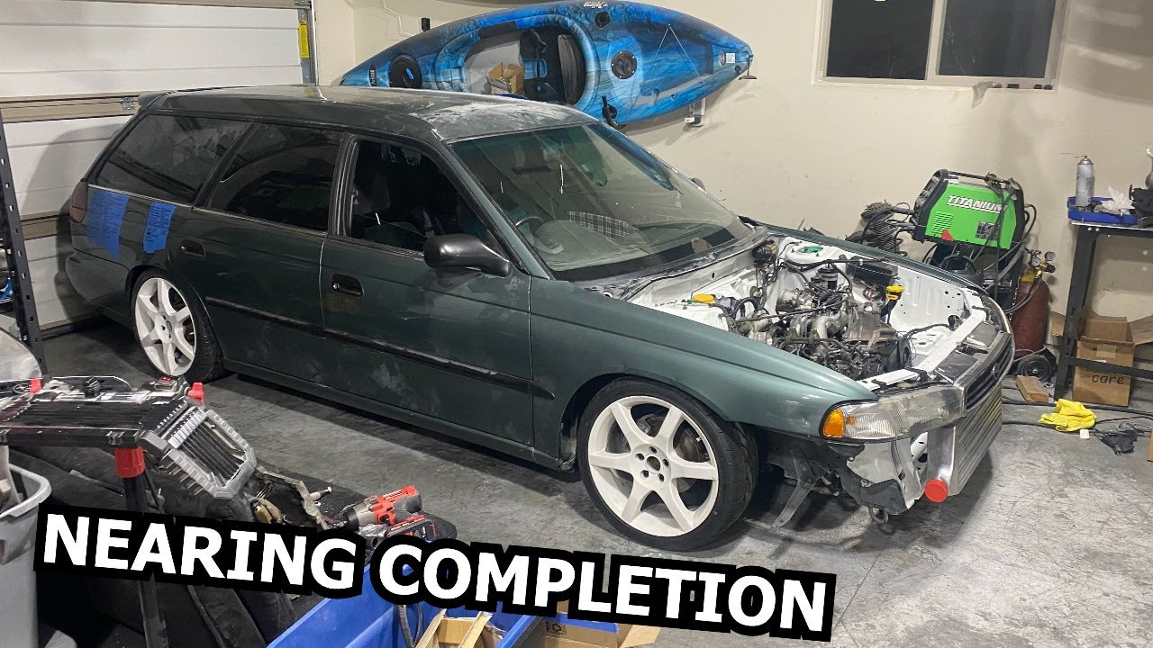 Installing The Turbo EJ22 into my Subaru Legacy - YouTube