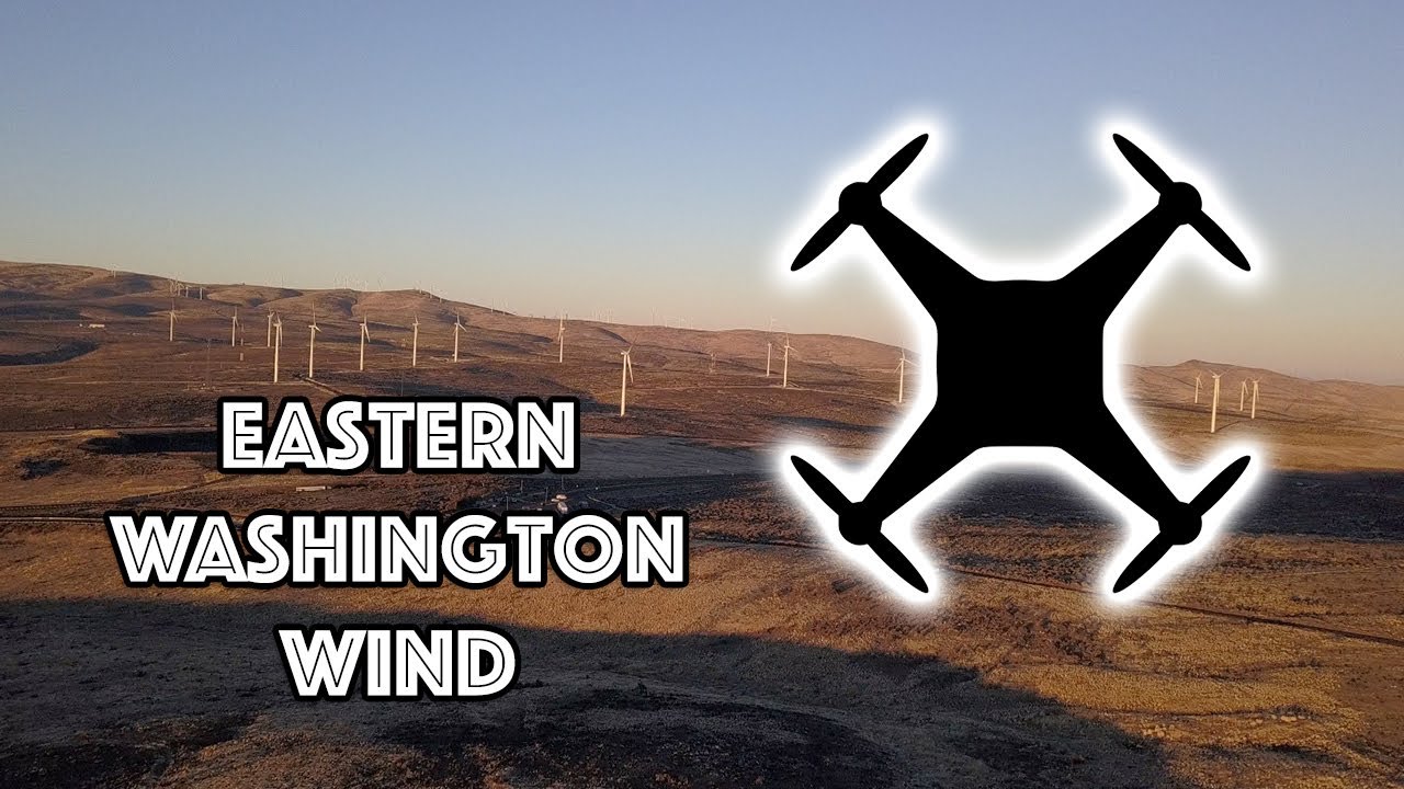 Eastern Washington Wind - Drone Flyover 4K - YouTube