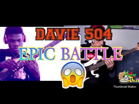DAVIE 504 EPIC BASS BATTLE #Davie504 - YouTube